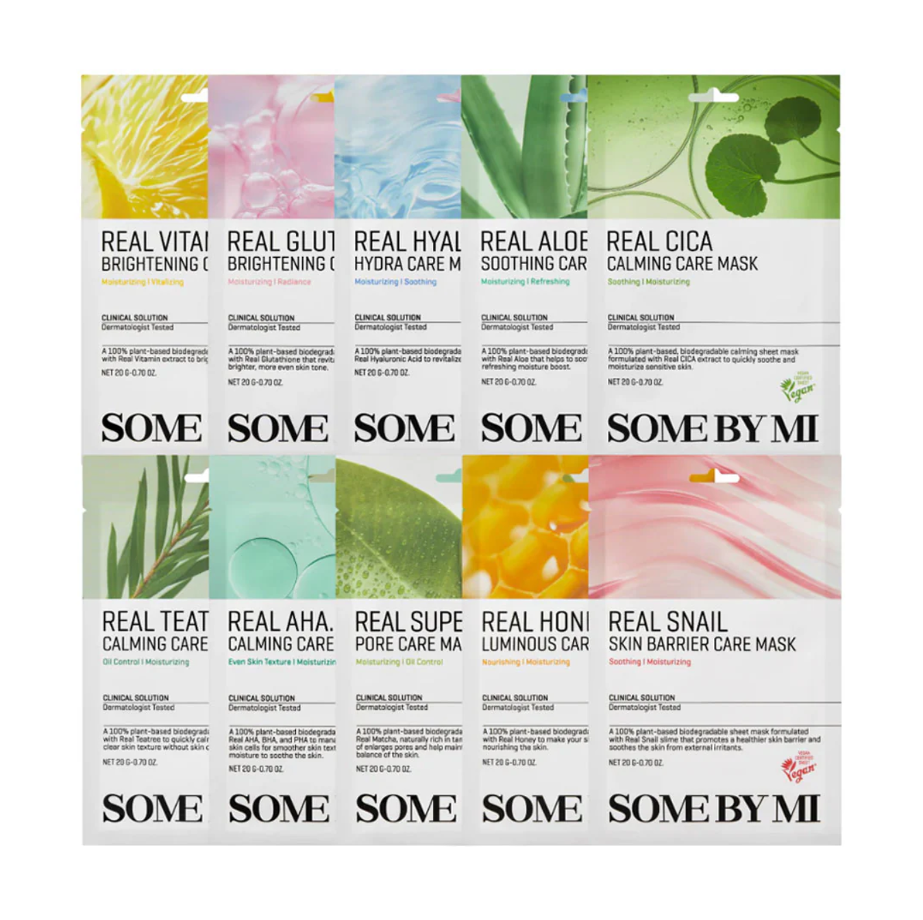 [Some by mi] Real Care Mask 20g - 10 types – Soulmi